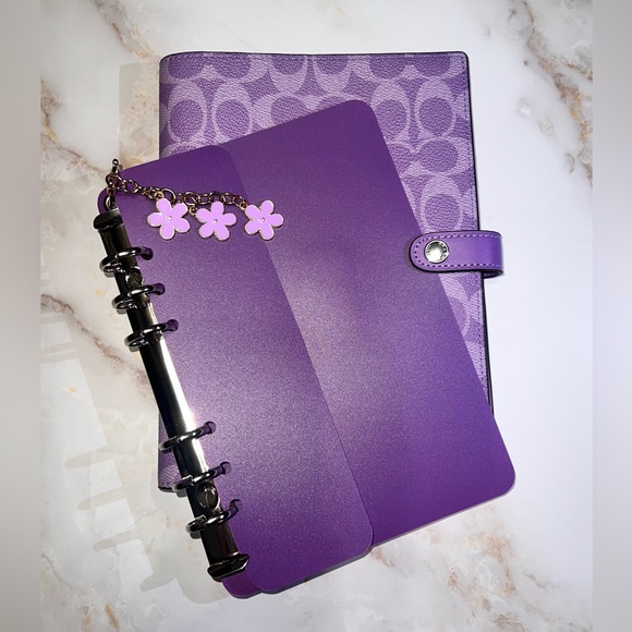 Coach | Office | Coach Notebook A6 Binder Adapter Insert Pocketsonly I ...